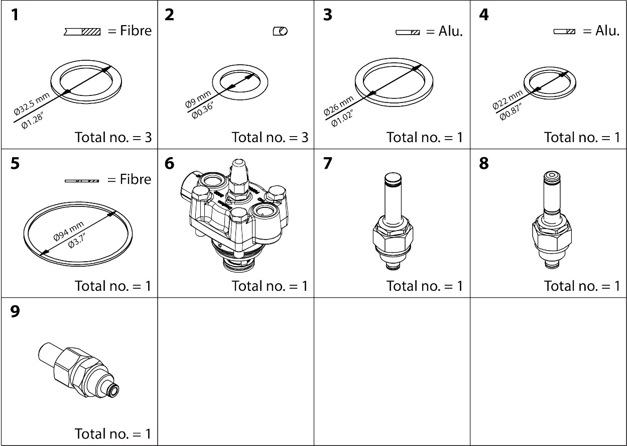 ICLX 40 Overhaul kit | 027H4204